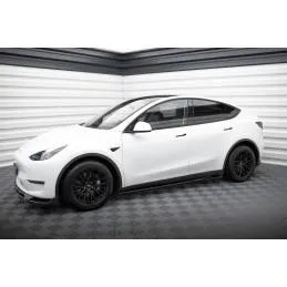 Maxton - Rajouts Des Bas De Caisse V.1 Tesla Model Y Noir Brillant