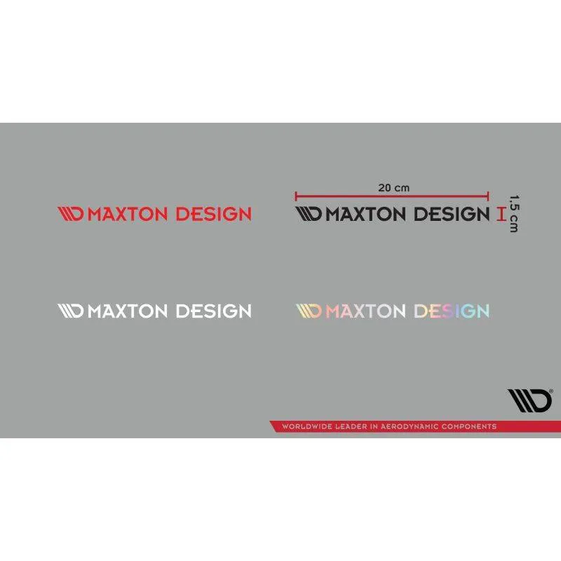 Maxton - Maxton Sticker Black 04 Logo autocollant en ficelle 20x1,5 cm ...