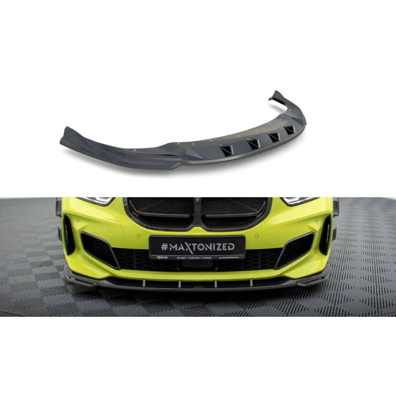 Maxton - Fibre de Carbone Lame Du Pare-Chocs Avant BMW 1 M-Pack / M135i ...