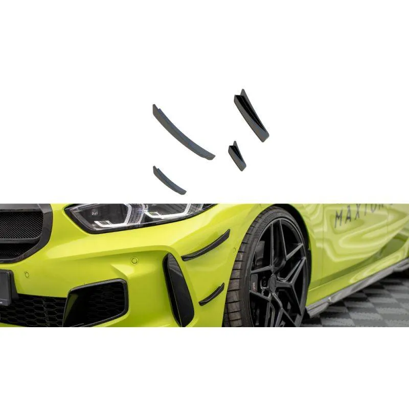 Maxton - Carbon Fiber Front Bumper Wings (Canards) Prepreg BMW 1 M-Pack ...